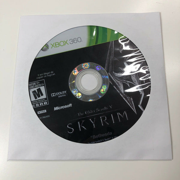 Elder Scrolls V Skyrim - XBox 360 Microsoft, Disc – Gaming-Canada